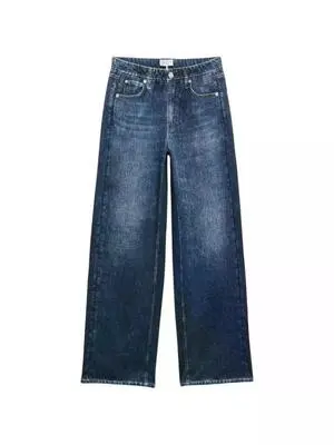 Rag & Bone Miramar Denim-effect Trousers - Blue