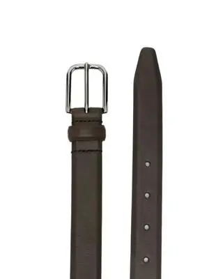 Giorgio Armani Buckle-fastening Leather Belt