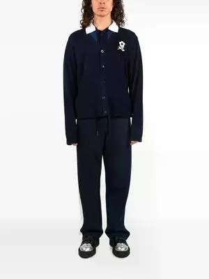 MAISON HIDEOUT Logo-print Button-up Cardigan