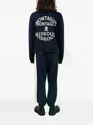 MAISON HIDEOUT Logo-print Button-up Cardigan