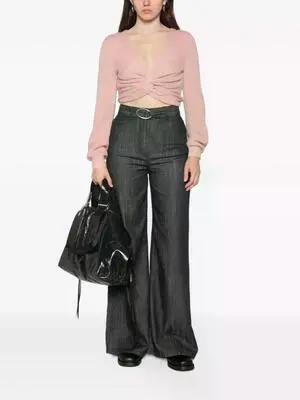 TWINSET Twist-detail Cropped Jumper