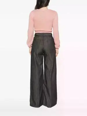 TWINSET Twist-detail Cropped Jumper