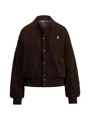 Polo Ralph Lauren Cable-knit Bomber Jacket