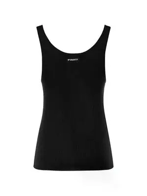 Pinko Ribbed-knit Tank Top