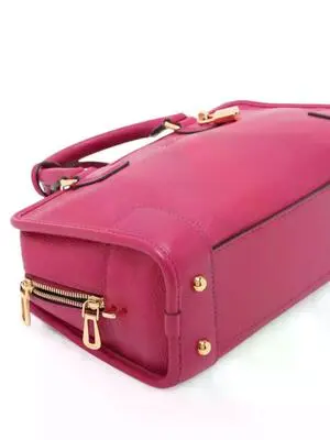 Loewe 2010-2026 Leather Amazona 23 Satchel - Pink