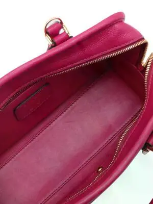 Loewe 2010-2026 Leather Amazona 23 Satchel - Pink