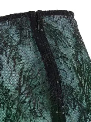 SEMICOUTURE Camilla Sequin-embellished Lace Midi Skirt