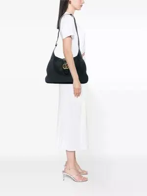 Gucci 2016-2026 Medium Leather Aphrodite Crossbody Bag - Black