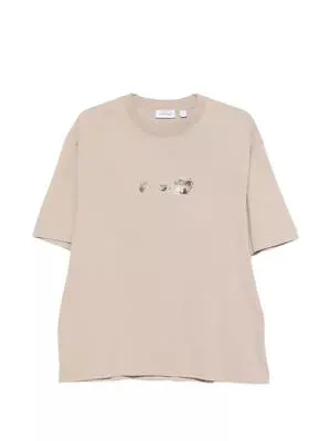 Off-White Spices Arrow Logo-print T-shirt - Neutrals