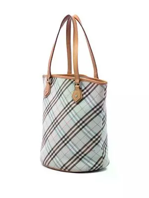 Burberry 2000-2017 Nova Check Canvas Tote Bag