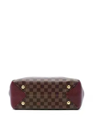 LOUIS VUITTON 2018 Damier Ebene Brittany Satchel - Red