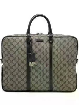 Gucci 2016-2026 Gg Supreme Business Bag - Neutrals