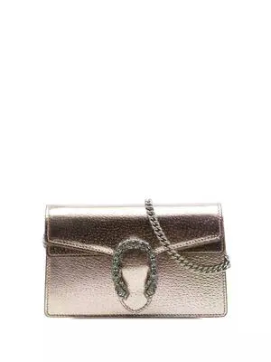 Gucci Metallic Calfskin Dionysus Crossbody Bag - Pink