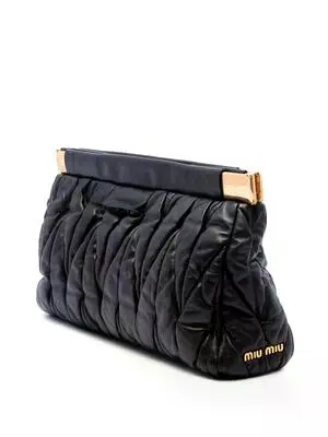 Miu Miu 2010-2026 Matelasse Nappa Frame Clutch Bag