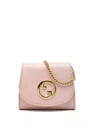 Gucci 2016-2026 Medium Calfskin Blondie Wallet On Chain Crossbody Bag - Pink