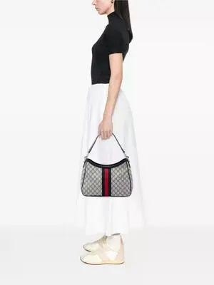 Gucci 2016-2026 Gg Supreme Web Shoulder Bag