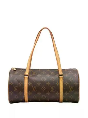 LOUIS VUITTON 2004 Monogram Papillon 30 Handbag - Brown