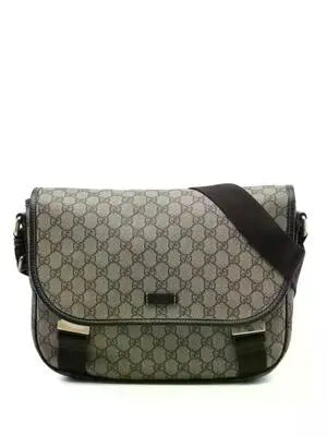 Gucci 2016-2026 Gg Supreme Crossbody Bag - Neutrals