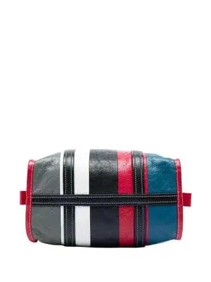 Balenciaga 2017 Lambskin Bazar Shopper Tote S Satchel - Red