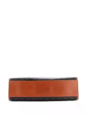Celine Horizontal Cabas Triomphe Coated Canvas Tote Bag
