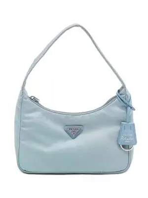 Prada 2019-2026 Tessuto Re Edition 2000 Shoulder Bag - Blue