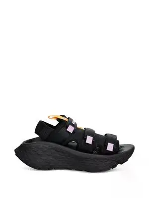 Columbia Konos Elevate Touch-strap Platform Sandals - Black