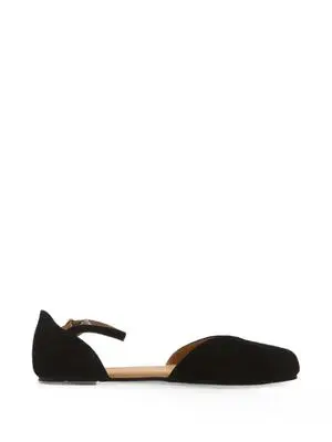 Be Lenka Buckle-fastening Ankle-strap Ballet Flats - Black