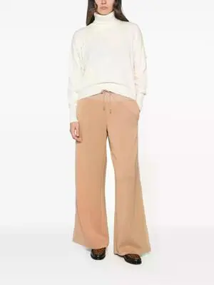 TWINSET Roll Neck Sweater With Fringe Detail