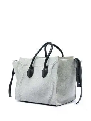 Celine 2013 Medium Felt Phantom Luggage Tote Bag