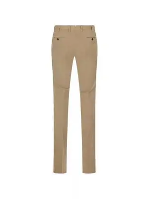 PT TORINO Pressed-crease Trousers - Brown