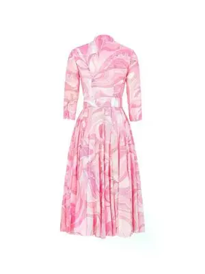 Samantha Sung Audrey Pucciesque Graphic-print Maxi Dress