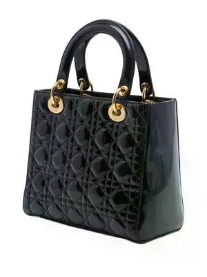 Dior 2012 Medium Patent Cannage Lady Satchel