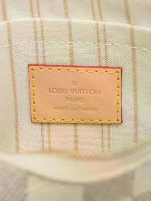 LOUIS VUITTON 2018 Damier Azur Neverfull Mm Pouch