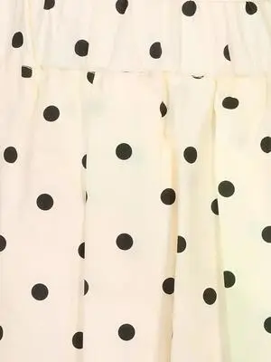 MSGM Polka-dot Pleated Skirt