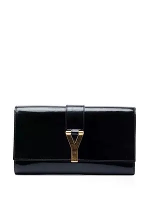 Saint Laurent 2013-2026 Patent Chyc Ligne Clutch Bag - Black