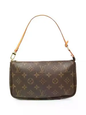 LOUIS VUITTON 2002 Monogram Pochette Accessoires Shoulder Bag