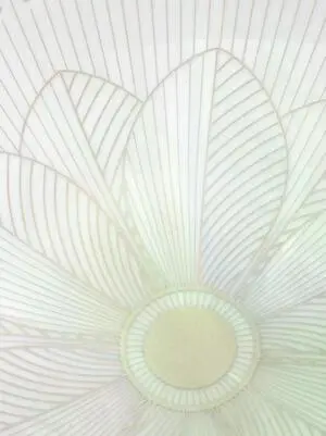 Christofle Malmaison Impériale Geometric-pattern Floral-print Plate - White