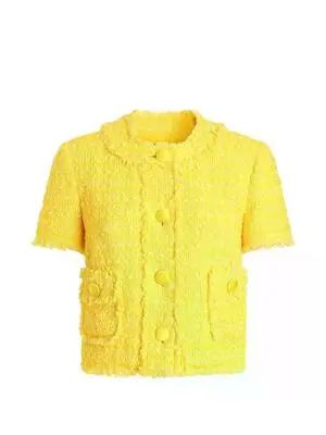 Dolce & Gabbana Tweed Jacket - Yellow