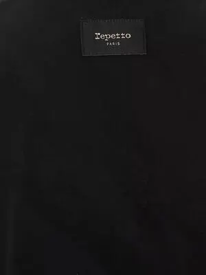 Repetto Ruffled-trim Logo-embroidered T-shirt
