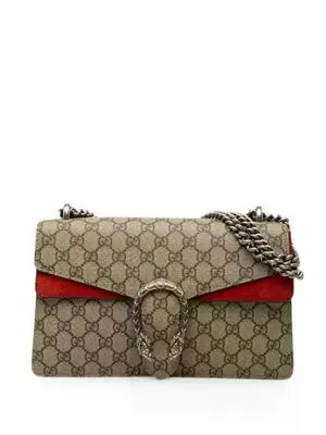Gucci 2016-2026 Medium Gg Supreme Dionysus Shoulder Bag - Neutrals