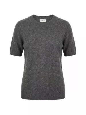 P.a.r.o.s.h Brushed Wool Short Sleeve Knit Sweater
