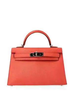 Hermès 2020 Mini Kelly Sellier 20 Handbag - Orange