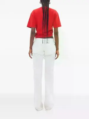 AREA Knot-detail T-shirt