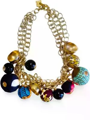 Stella Jean Charm-embellished Chain-link Necklace