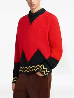 Marni Geometric-intarsia Sweater