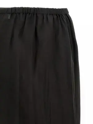 TELA Ophelia Fringed Layered Midi Skirt