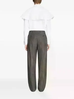 Dries Van Noten Long Straight-leg Wool Pants