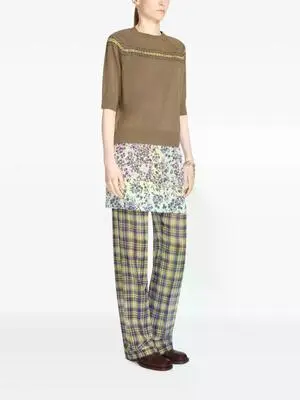 Dries Van Noten Printed Wrap Skirt