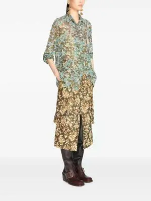 Dries Van Noten Pleated Shirt