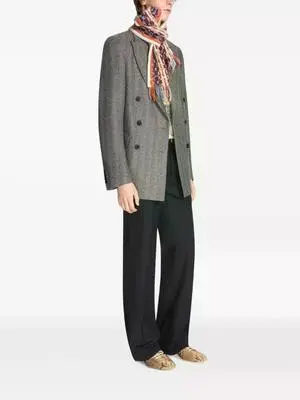 Dries Van Noten Double-breasted Wool Blazer